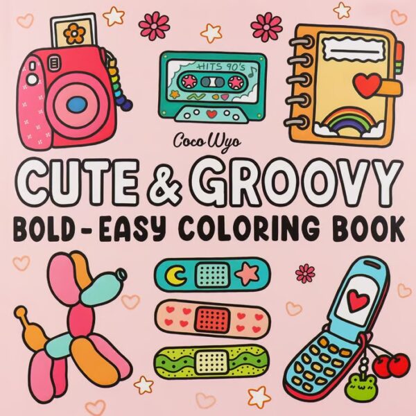 Cartoon Pattern Cute Patterns Coloring Book - MirayStore